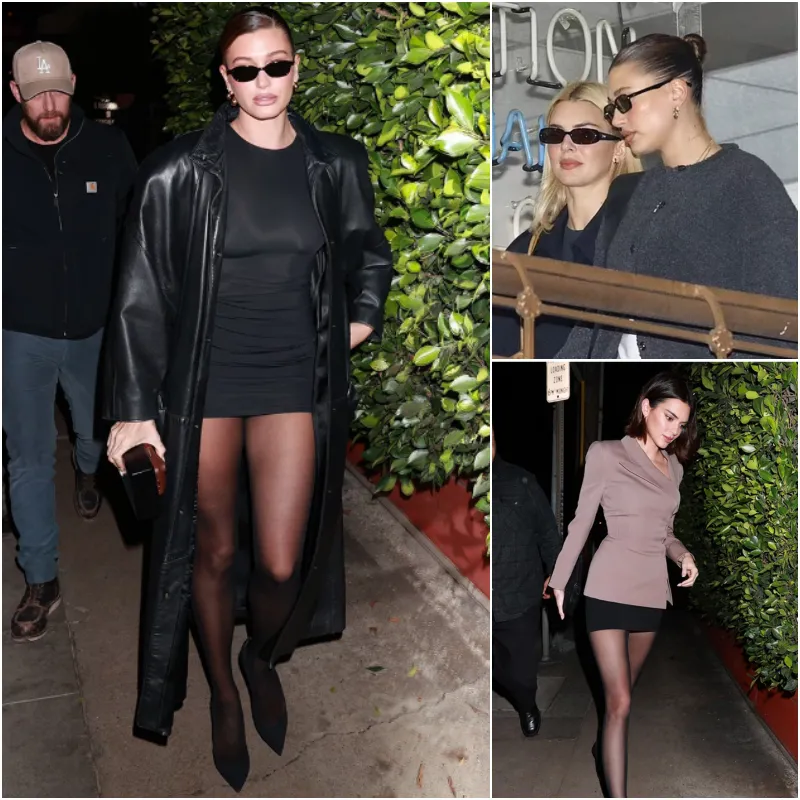 Hailey Bieber Enjoys Night Out With Kendall Jenner After Justin Bieber ...