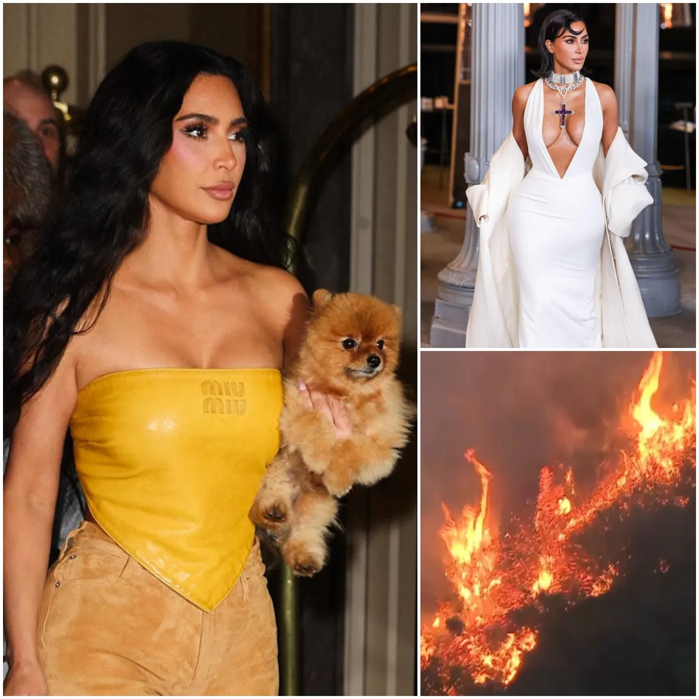 Kim Kardashian's $70M Malibu Mansion At Risk As Raging Wildfires Devastate Los Angeles