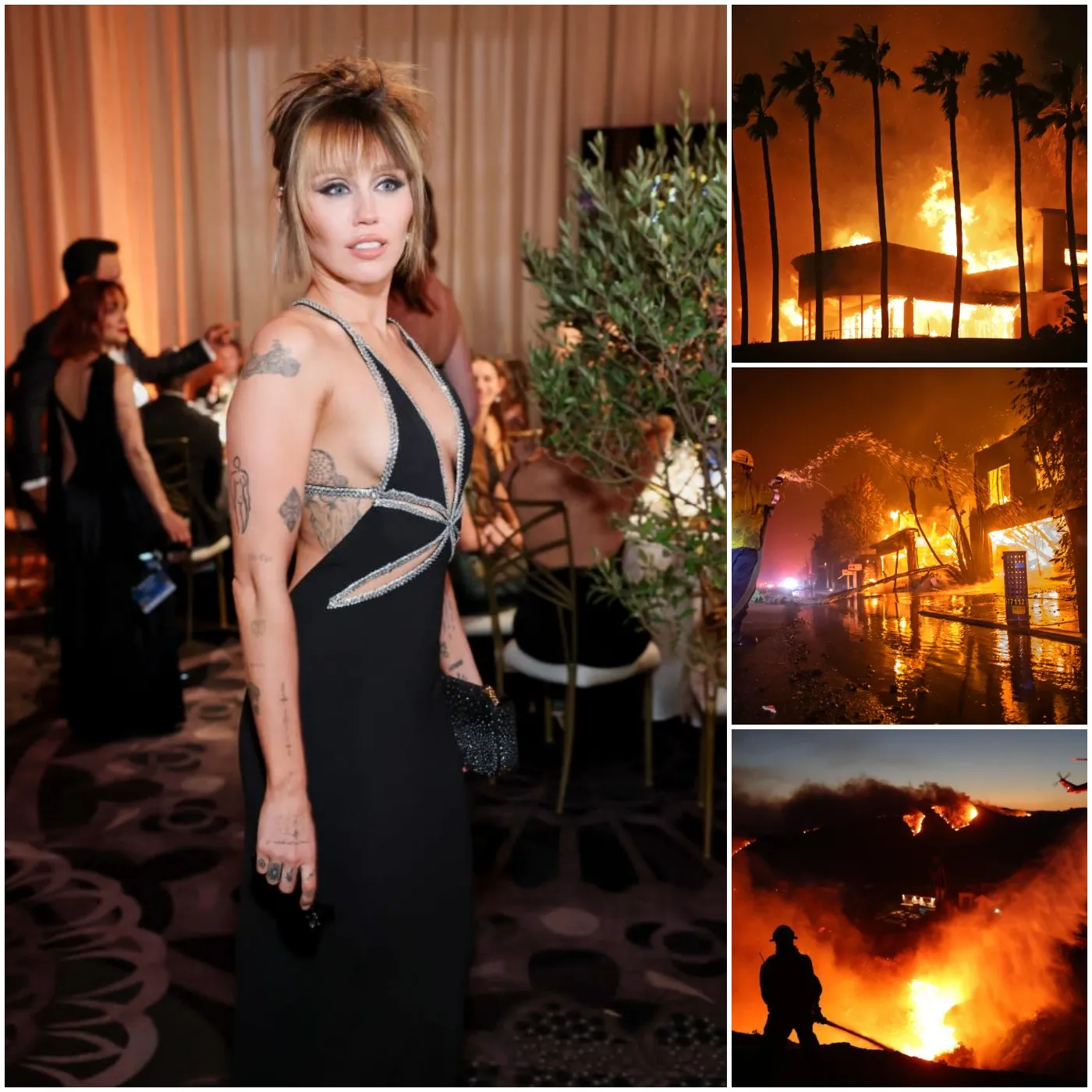 Miley Cyrus Reacts To Los Angeles Fires After Her Home Burnt Down In ...