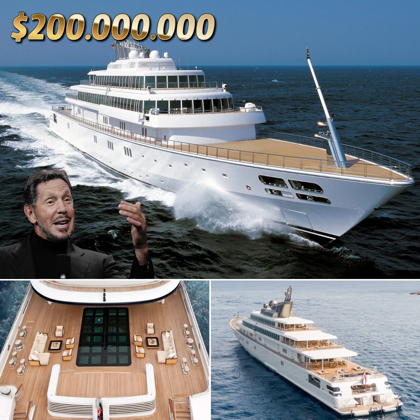 Larry Ellison’s $200 Million Floating Palace Rising Sun Sets A New ...