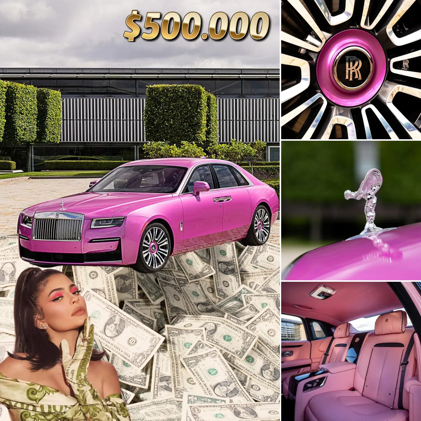 Kylie Jenner's Friskee Pink Rolls-Royce: $500,000 Of Unmatched Luxury