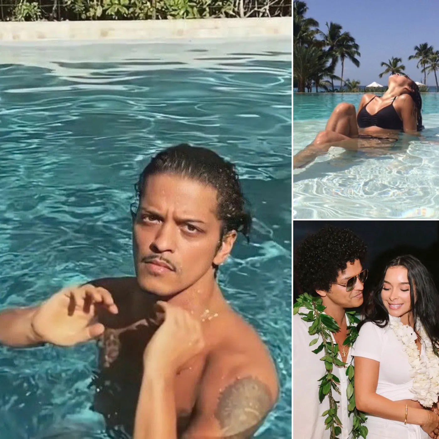 Bruno Mars Reunites With His Ex At A Wild Pool Party That Is Breaking ...