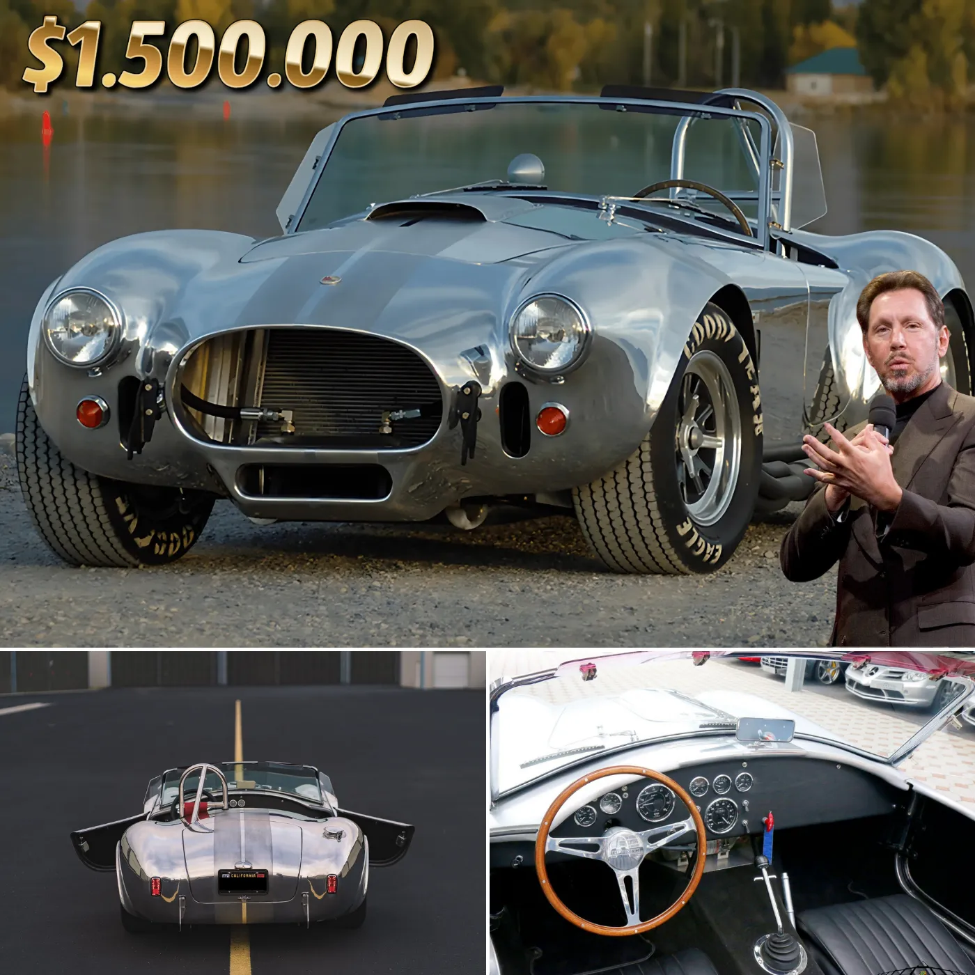 Larry Ellison’s $1.5 Million Cobra Humiliates Every Luxury Car On The ...