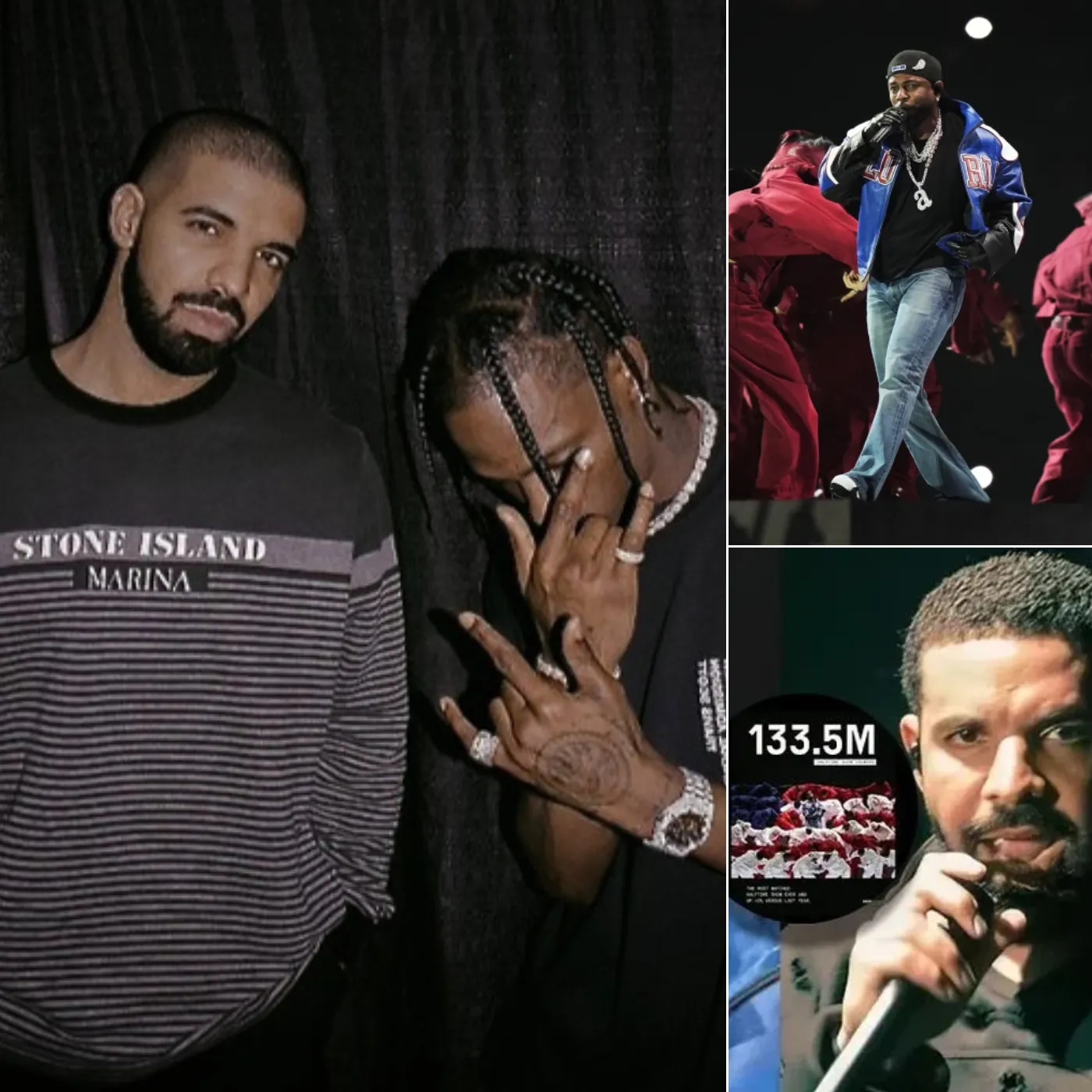 Travis Scott Collaborates With Drake To Turn Kendrick Lamar Down For ...